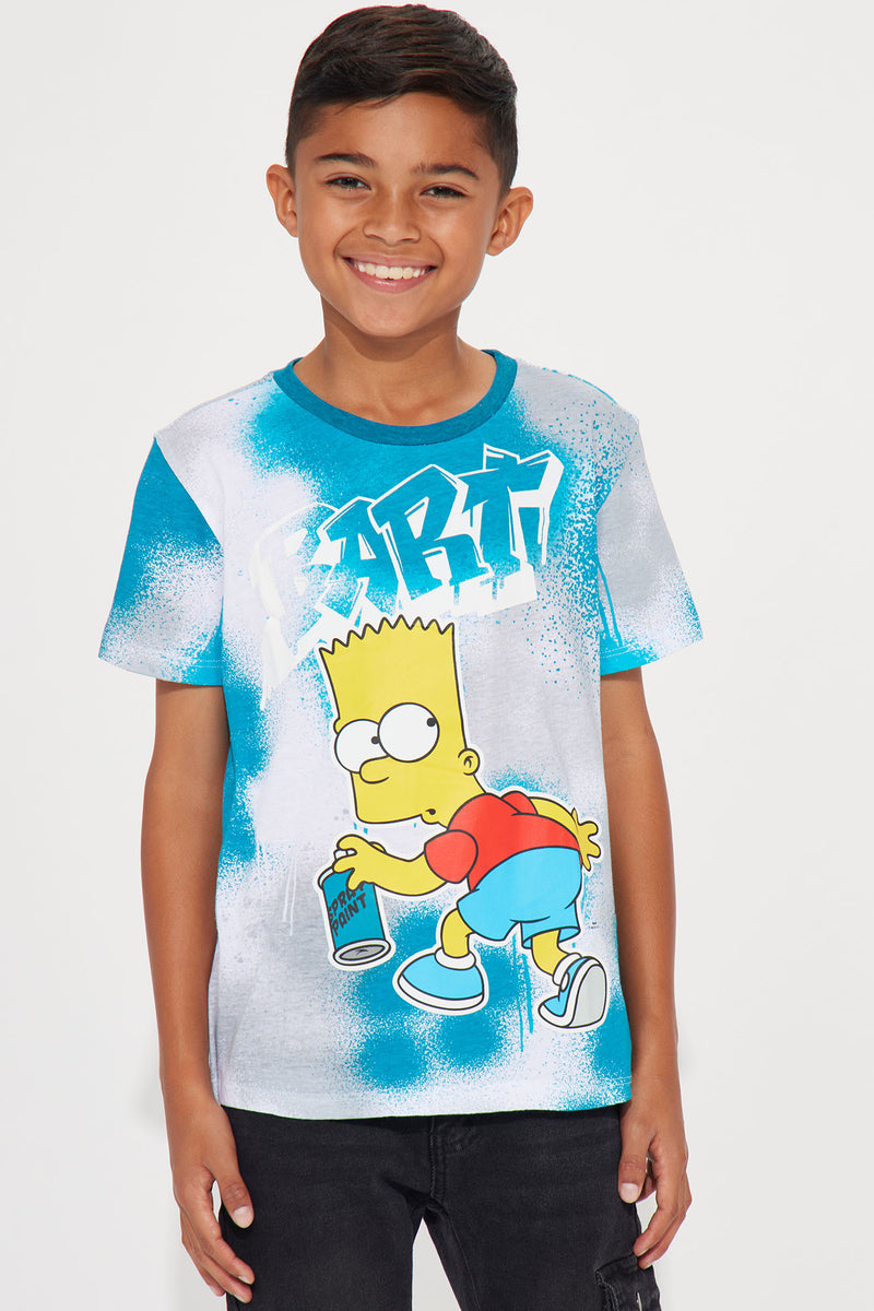 Mini Bart Simpson Oversize Graffiti Tee - Multi Color | Fashion Nova ...