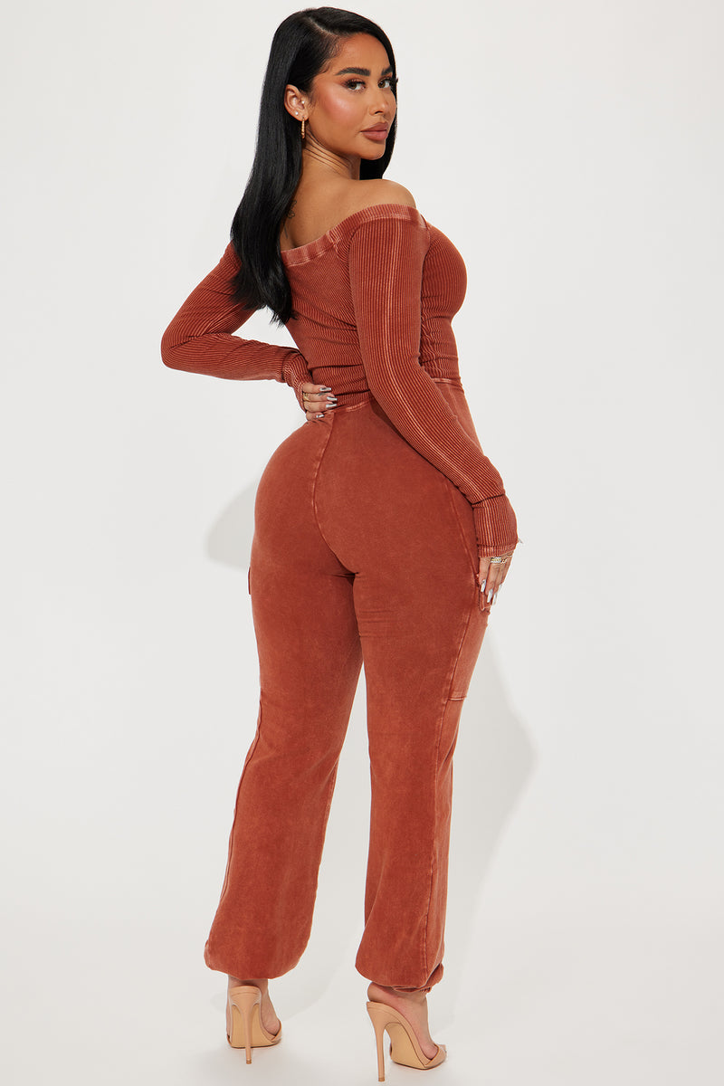 Not An Issue Washed Jumpsuit - Rust | Fashion Nova, Jumpsuits | Fashion ...