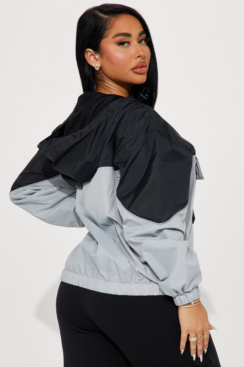 Bring Home The Win Raiders Windbreaker - Black/combo | Fashion Nova ...