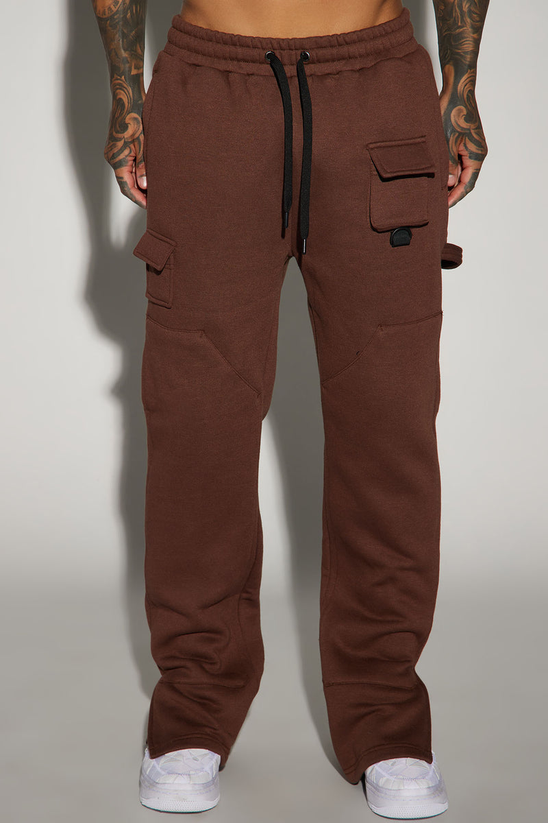 Keep It Going Carpenter Sweatpants - Brown | Fashion Nova, Mens Fleece ...