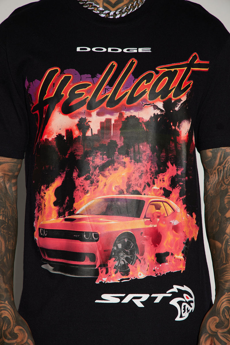 Dodge Hellcat SRT Short Sleeve Tee - Black | Fashion Nova, Mens Graphic ...