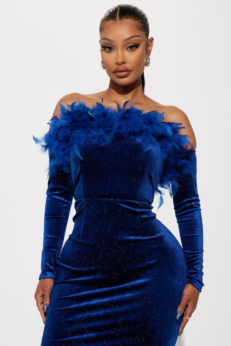 Joanna Velvet Maxi Dress - Blue | Fashion Nova, Dresses | Fashion Nova