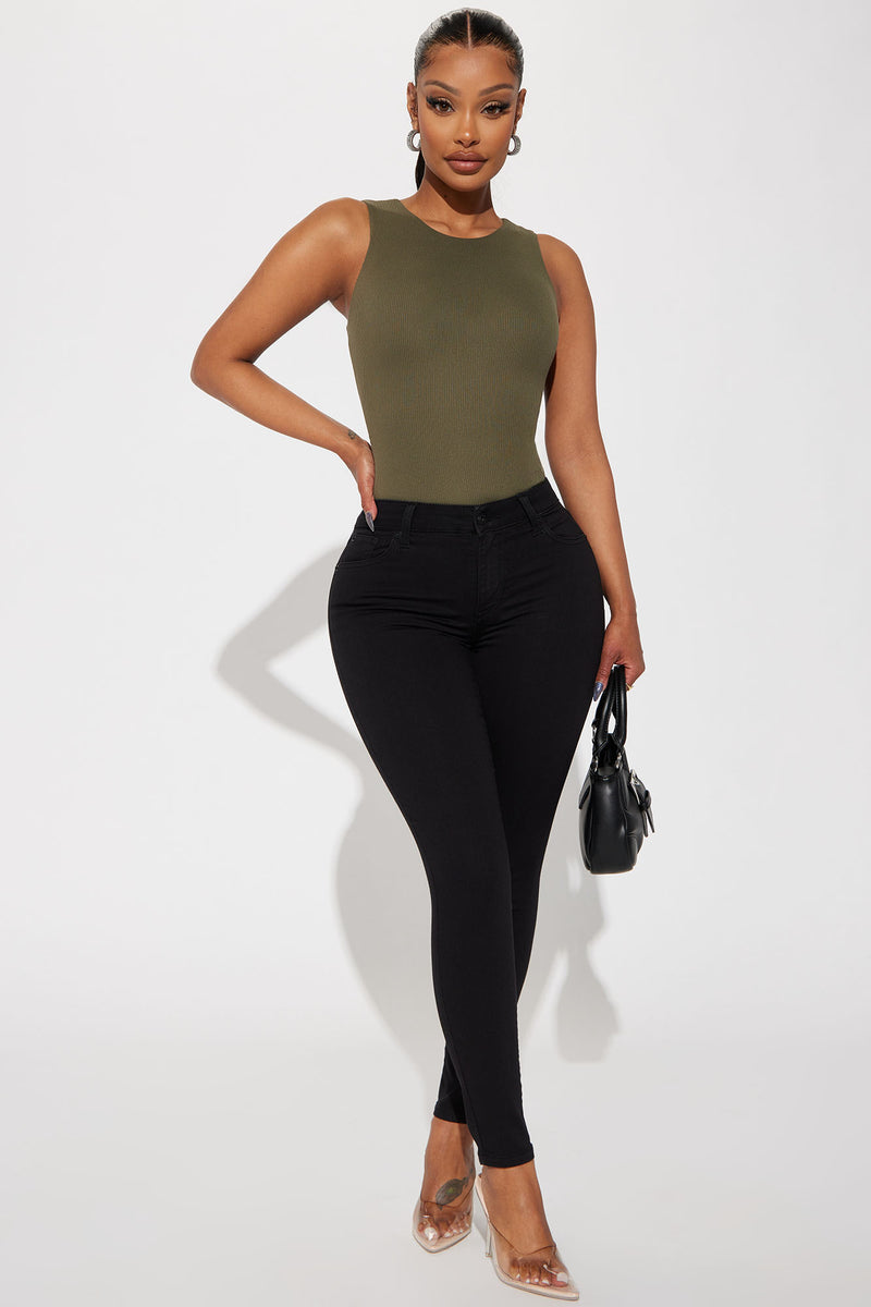 Good Taste Ribbed Bodysuit - Olive | Fashion Nova, Bodysuits | Fashion Nova