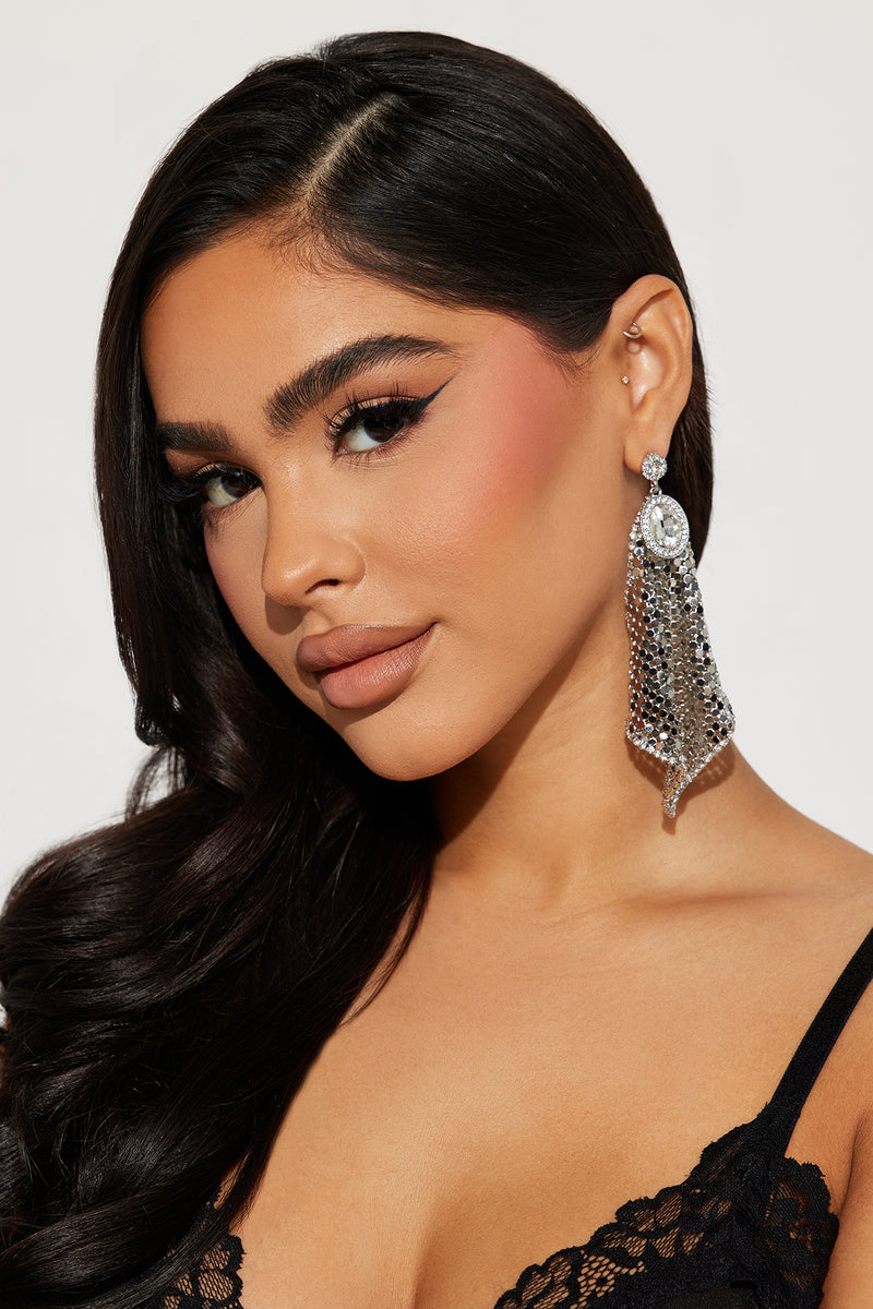 Sassy And Flashy Earrings - Silver | Fashion Nova, Jewelry | Fashion Nova