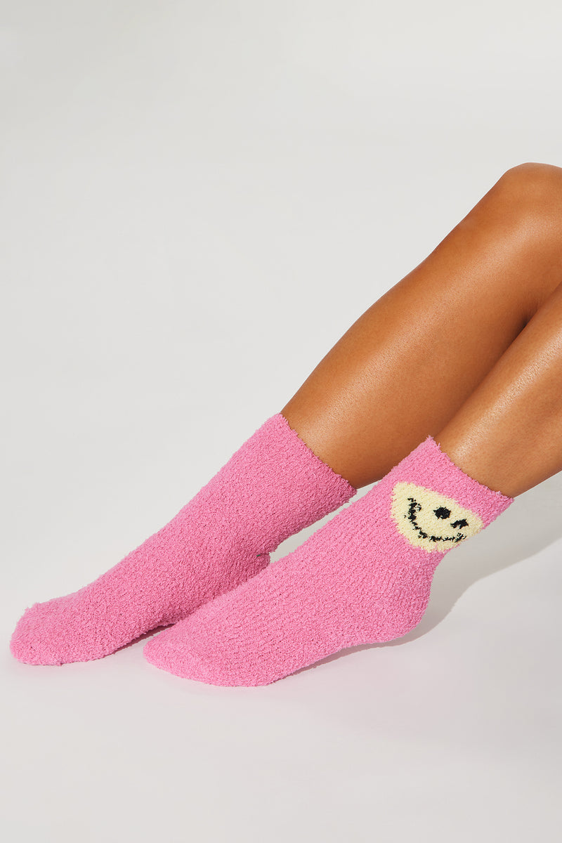 Feeling Happy 3 Pack Socks - Pink/combo | Fashion Nova, Accessories ...