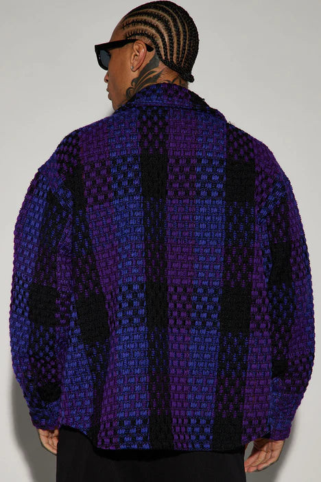 Beverly Tweed Shacket - Purple/combo | Fashion Nova, Mens Jackets ...