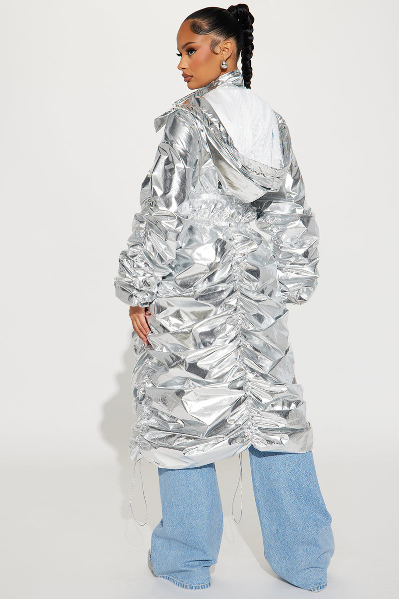 Into The Matrix Long Windbreaker - Silver | Fashion Nova, Jackets ...