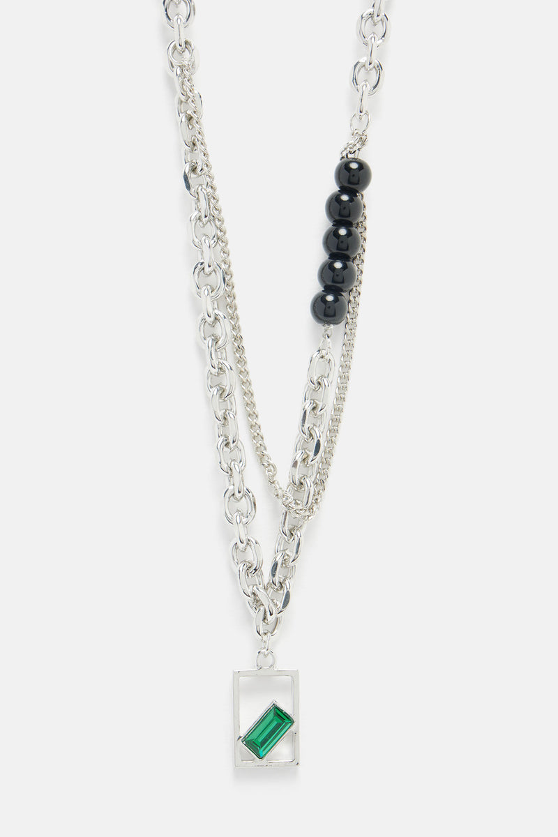 All About That Hustle Chain Necklace - Silver | Fashion Nova, Mens ...