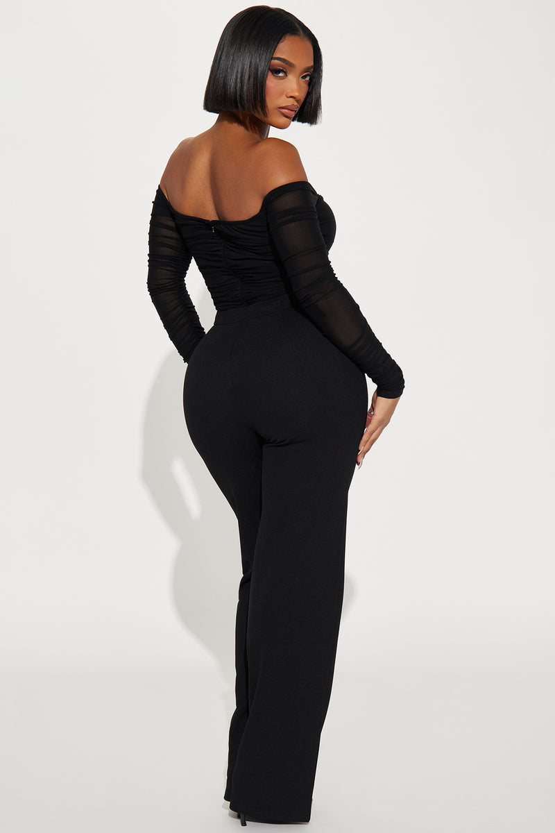 Never Blend In Jumpsuit Black Fashion Nova Jumpsuits Fashion Nova