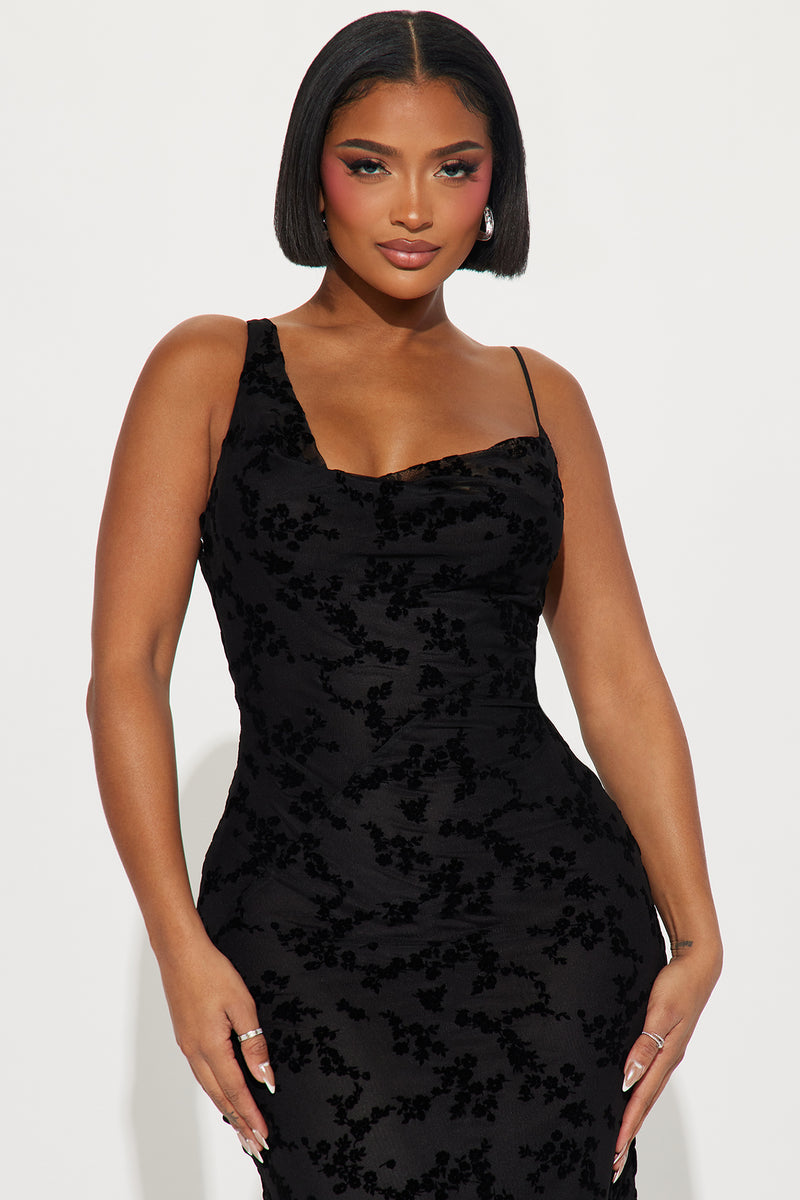 Sarah Mesh Maxi Dress - Black | Fashion Nova, Dresses | Fashion Nova