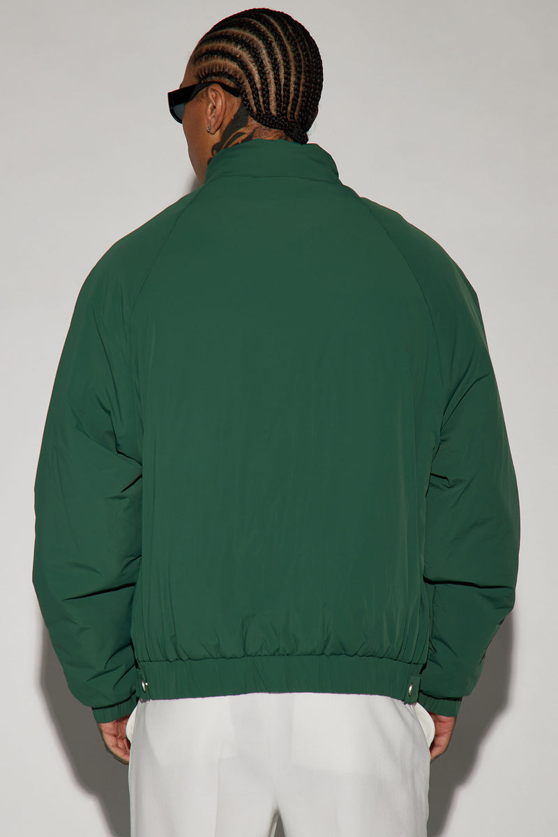 Belcher Padded Nylon Anorak - Hunter | Fashion Nova, Mens Casual ...