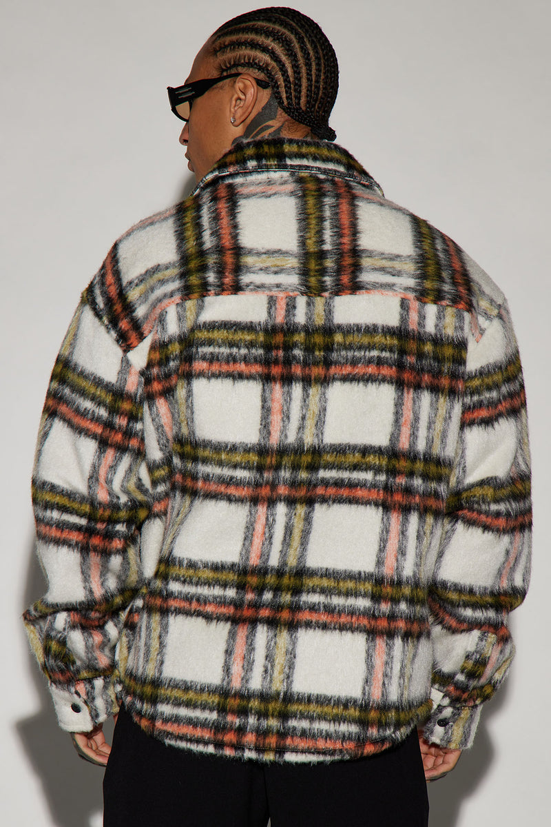 Aurora Mohair Shacket - Off White/combo | Fashion Nova, Mens Shirts ...