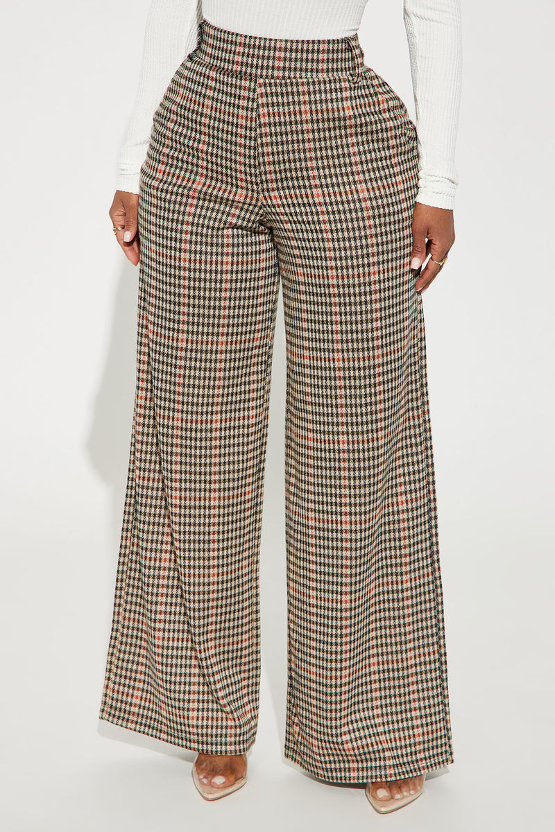 Fancy Pants Houndstooth Trouser - Brown/combo | Fashion Nova, Pants ...
