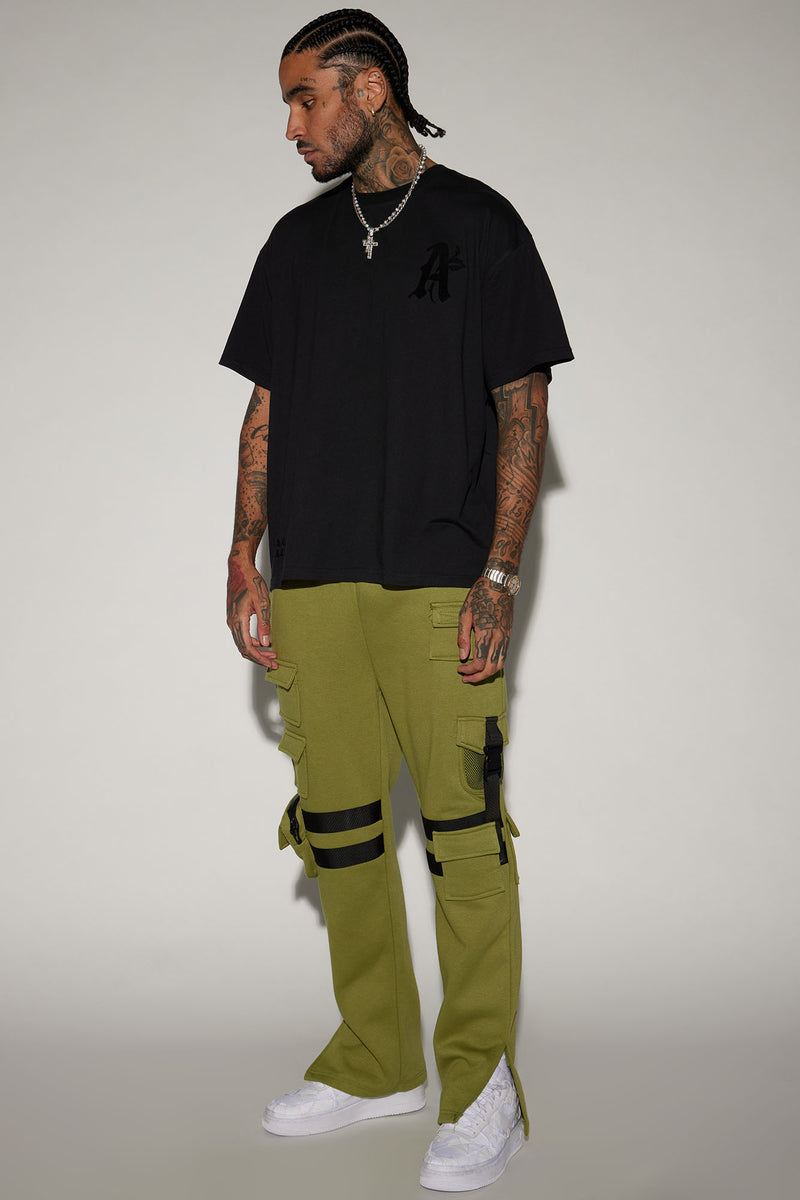 Authentic Breakdown Short Sleeve Tee - Black | Fashion Nova, Mens ...