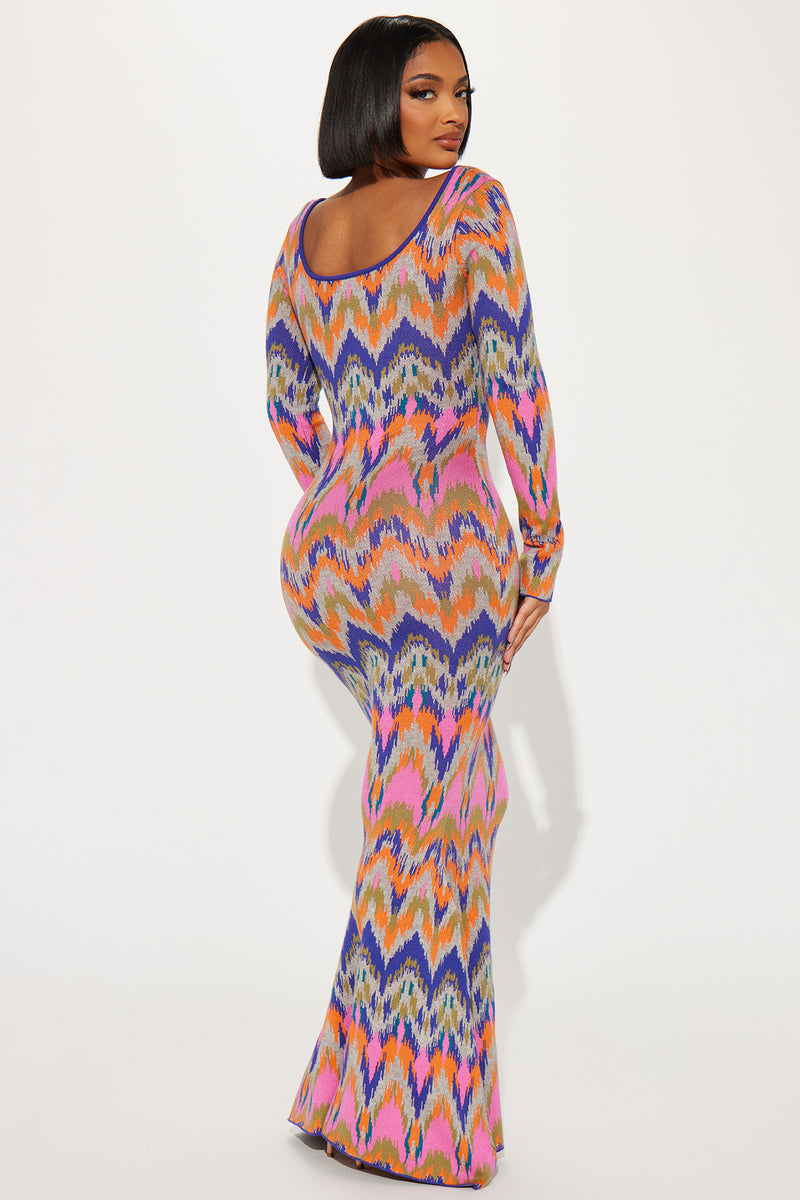 Trista Sweater Maxi Dress - Multi Color | Fashion Nova, Dresses | Fashion Nova