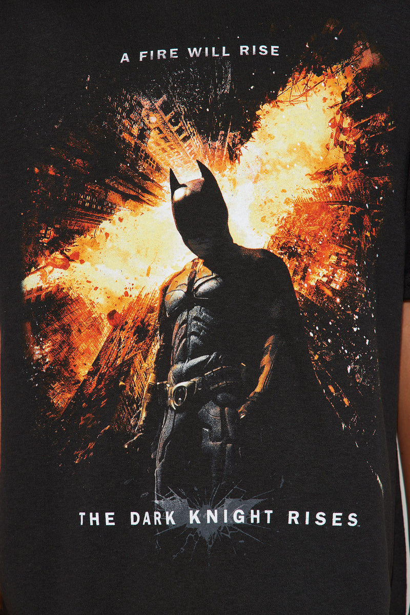 Mini Batman A Fire Will Rise Oversized Short Sleeve Tee - Black ...