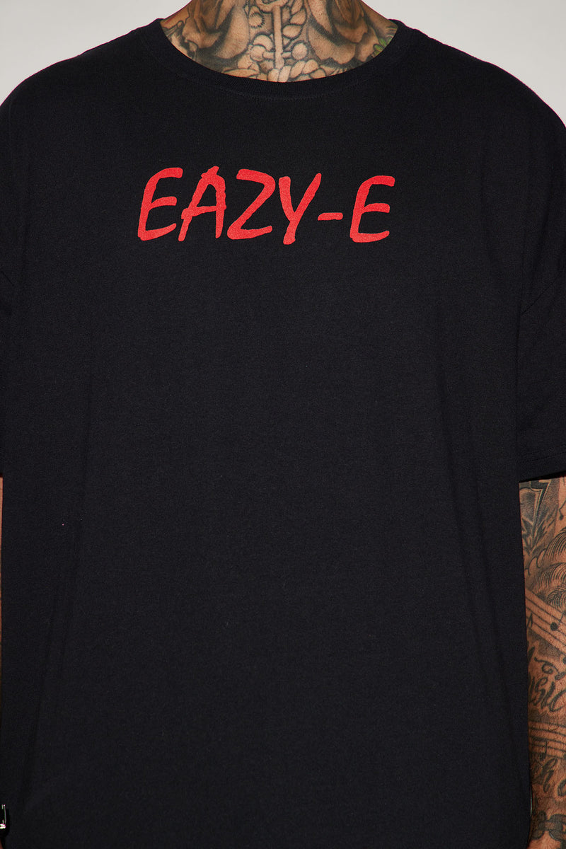 Eazy-E Easy Does It Oversized Short Sleeve Tee - Black | Fashion Nova ...
