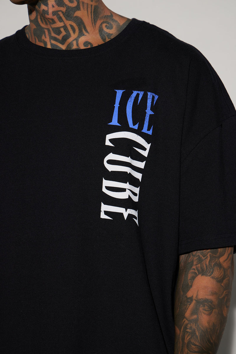 Ice Cube Gradient Oversized Short Sleeve Tee - Black | Fashion Nova ...