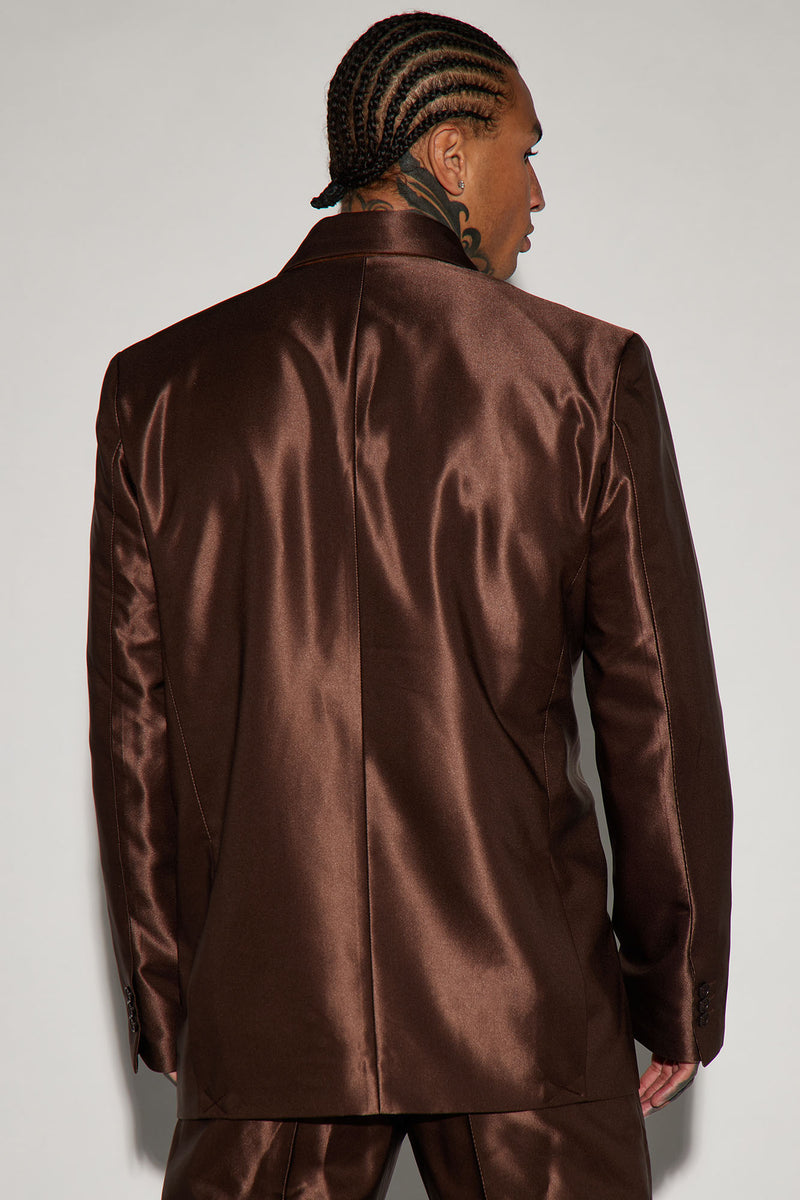 Call On Me Boxy Double Breasted Suit Jacket - Dark Brown | Fashion Nova ...