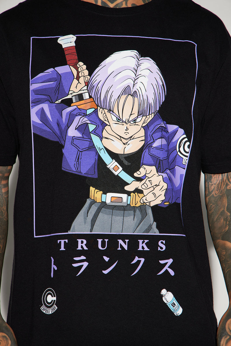 Dragon Ball Z Trunks Short Sleeve Tee - Black | Fashion Nova, Mens ...