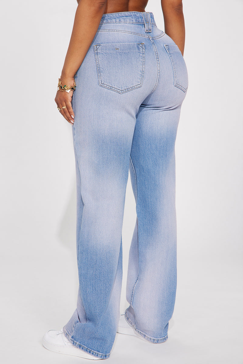 Favorite Forever Tinted Straight Leg Jeans - Pink | Fashion Nova, Jeans ...
