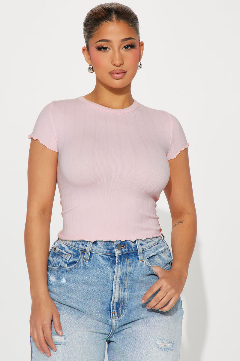 Sammy Seamless Top - Pink | Fashion Nova, Basic Tops & Bodysuits | Fashion Nova
