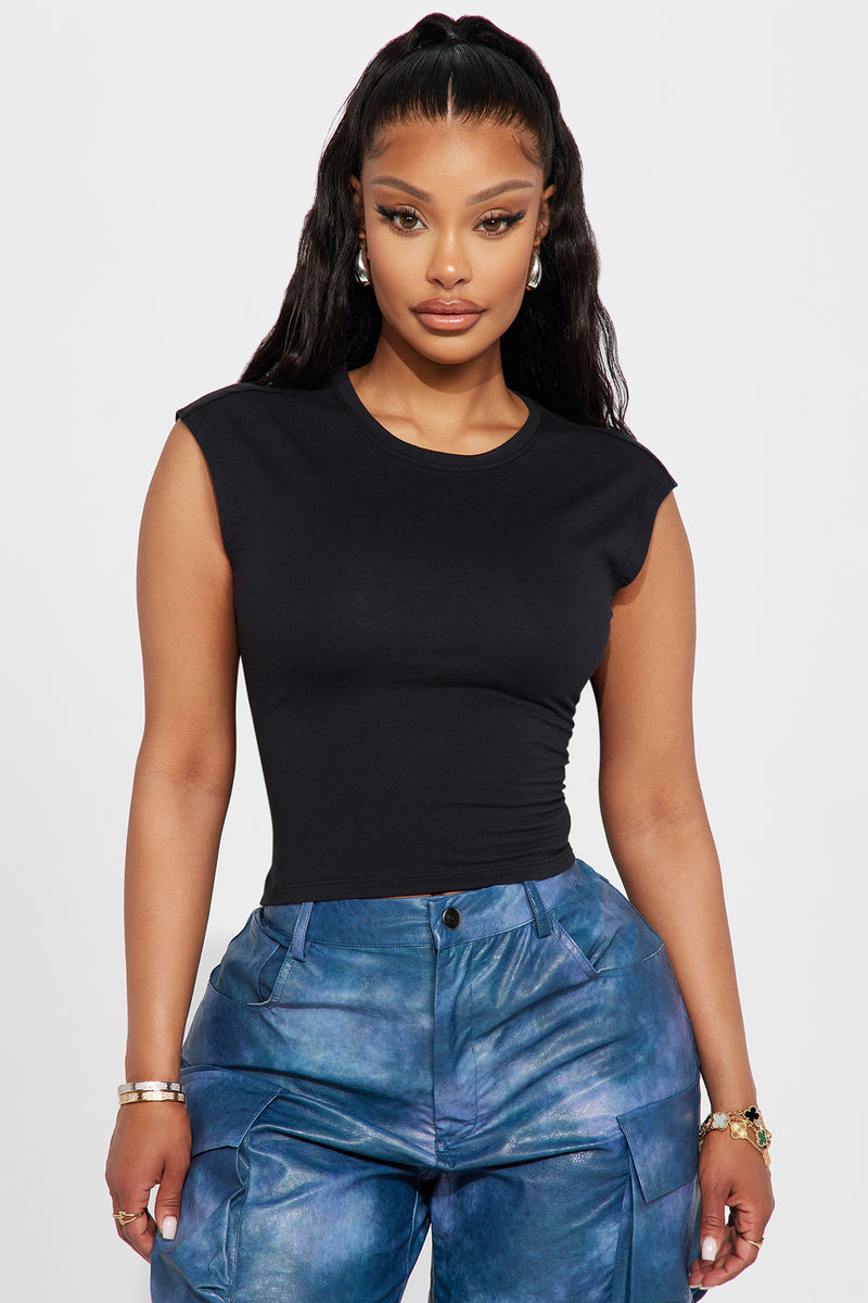 Jaylee Open Back Top - Black | Fashion Nova, Knit Tops | Fashion Nova