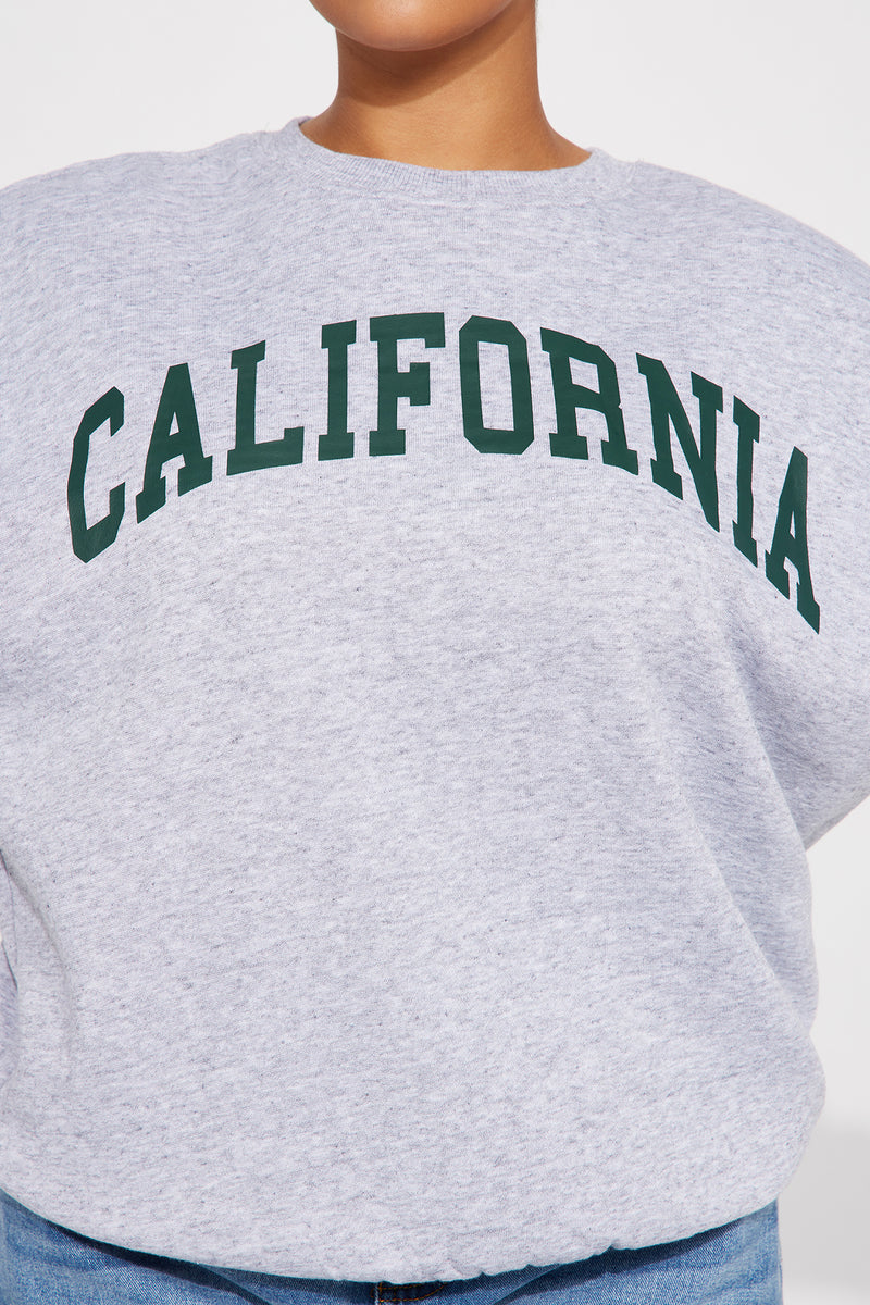 California Vintage Crew Neck Sweatshirt - Heather Grey | Fashion Nova ...