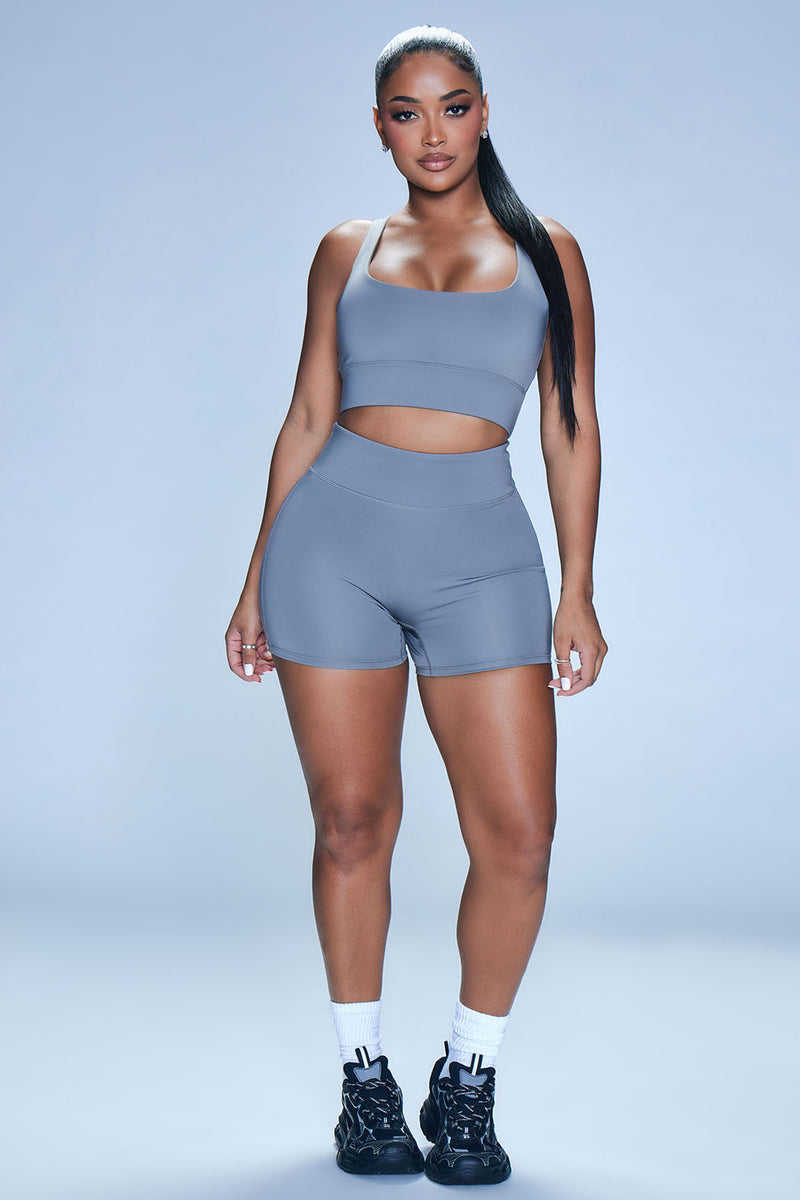 Progress Elevate Sports Bra - Charcoal | Fashion Nova, Nova Sport ...