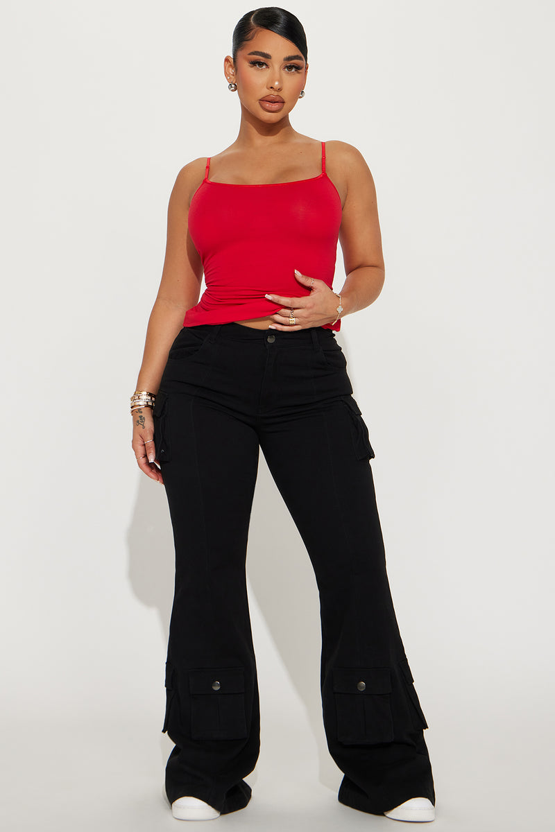Sara Cami Top - Red | Fashion Nova, Basic Tops & Bodysuits | Fashion Nova