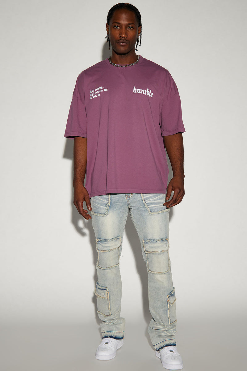 Humble Oversized Short Sleeve Tee - Purple | Fashion Nova, Mens Graphic ...