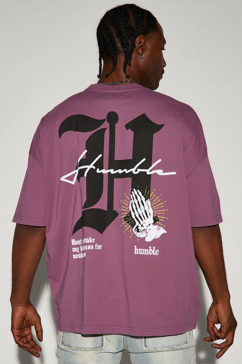 Humble Oversized Short Sleeve Tee - Purple | Fashion Nova, Mens Graphic ...