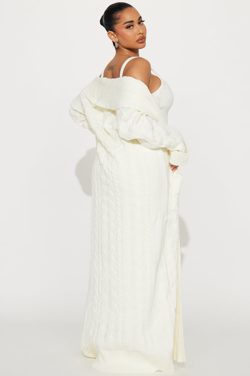 Milani Sweater Midi Dress Set - Cream | Fashion Nova, Dresses | Fashion ...