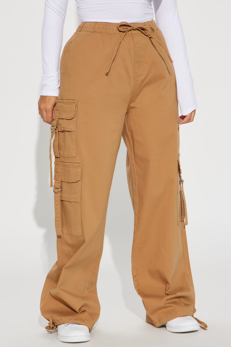 Sort Through It Cargo Jogger Khaki Fashion Nova Pants Fashion Nova