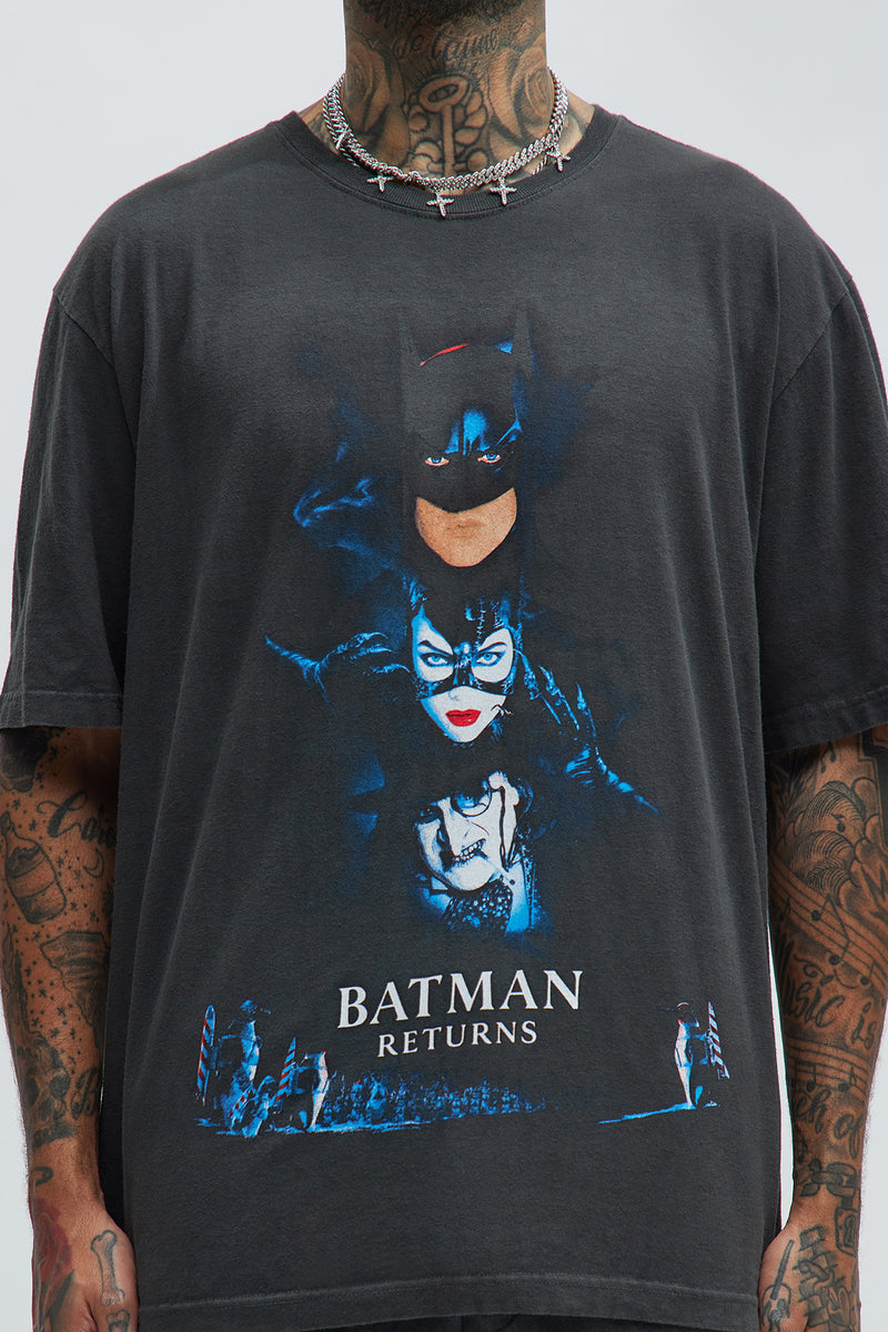 Batman Returns Oversized Short Sleeve Tee - Black | Fashion Nova, Mens ...