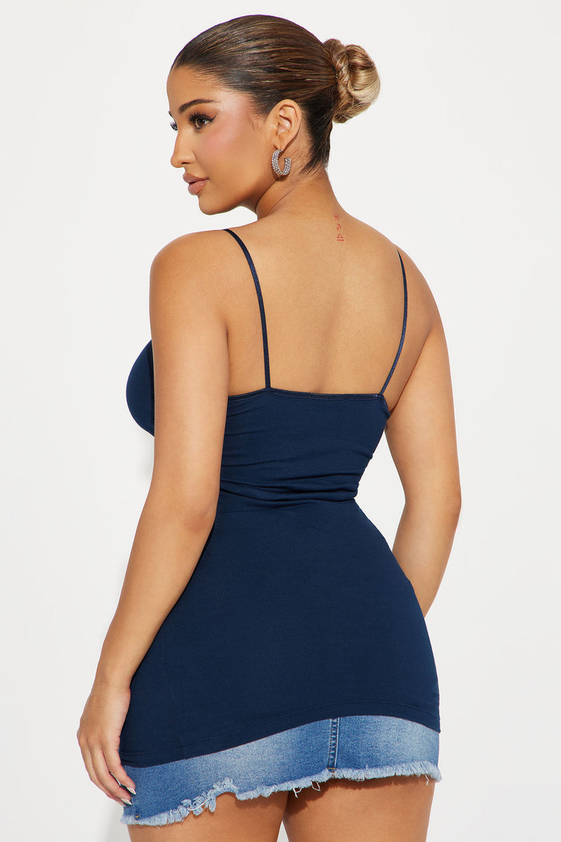 Sara Cami Top - Navy | Fashion Nova, Basic Tops & Bodysuits | Fashion Nova