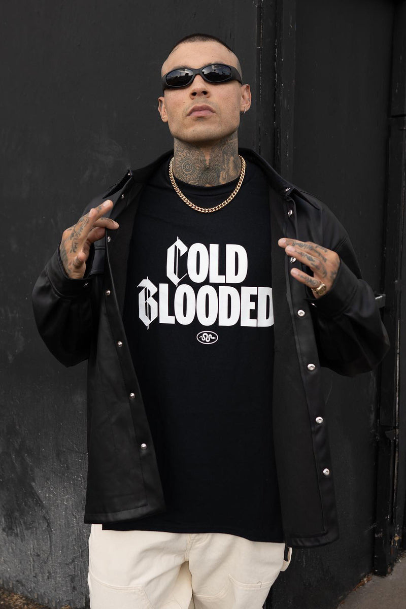 Cold Blooded Savage Short Sleeve Tee - Black | Fashion Nova, Mens ...