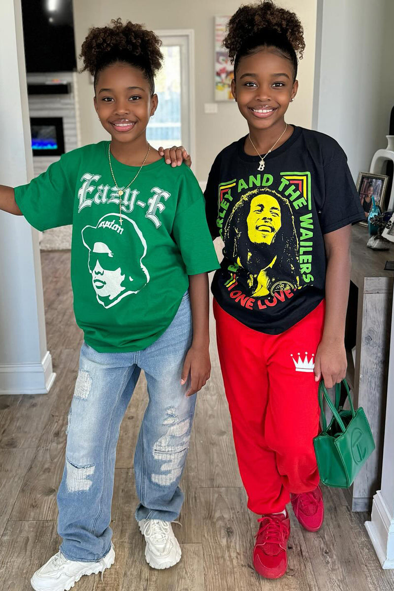 Mini Bob Marley And The Wailers Top - Black | Fashion Nova, Kids Tops ...