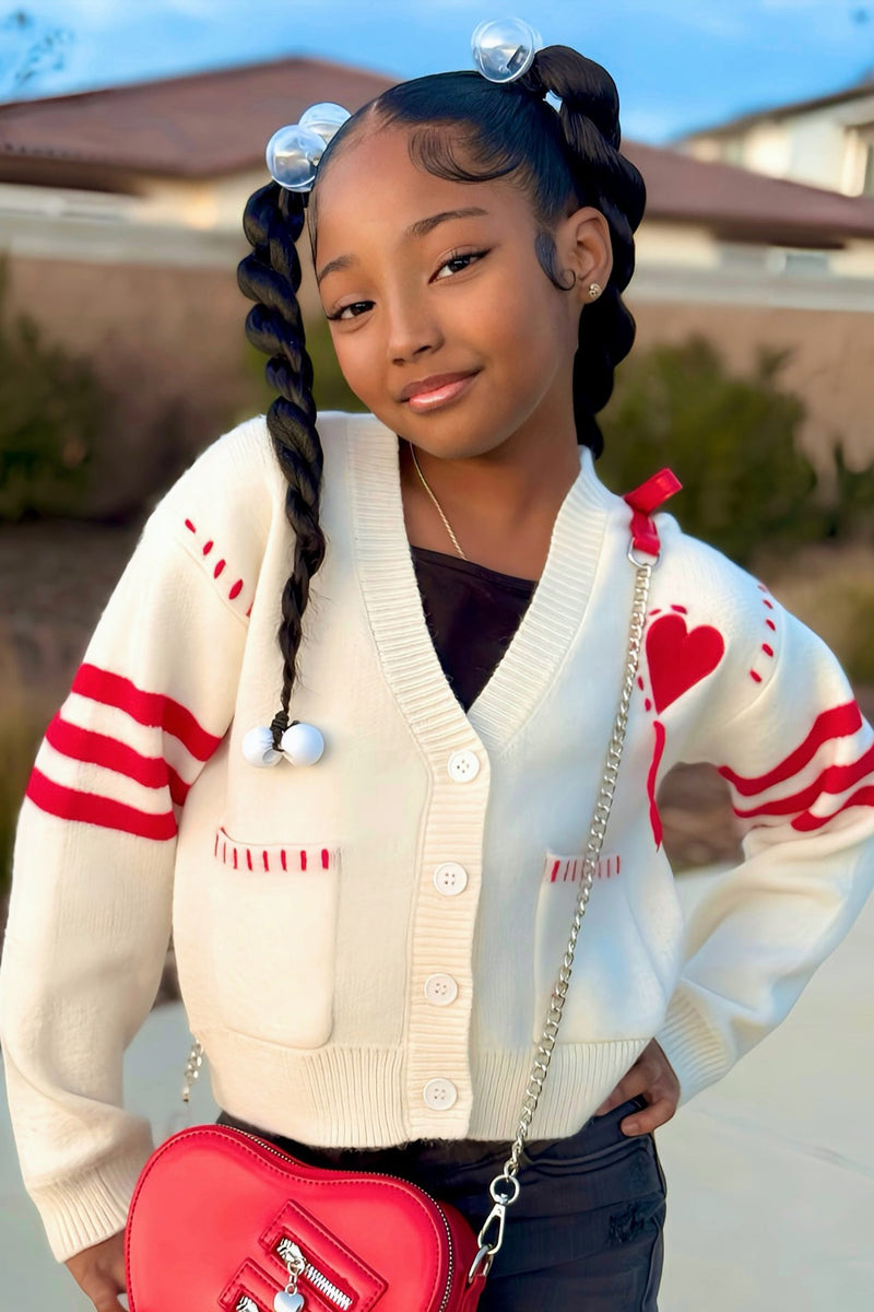 Mini Loving You Cardigan - White/combo | Fashion Nova, Kids Tops & T ...