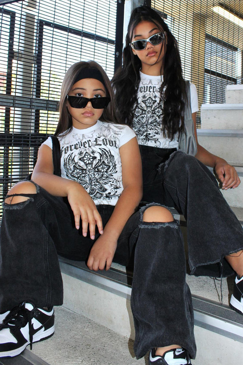 Mini Not Your Average Angel Tee - Ivory - Ivory | Fashion Nova, Kids ...