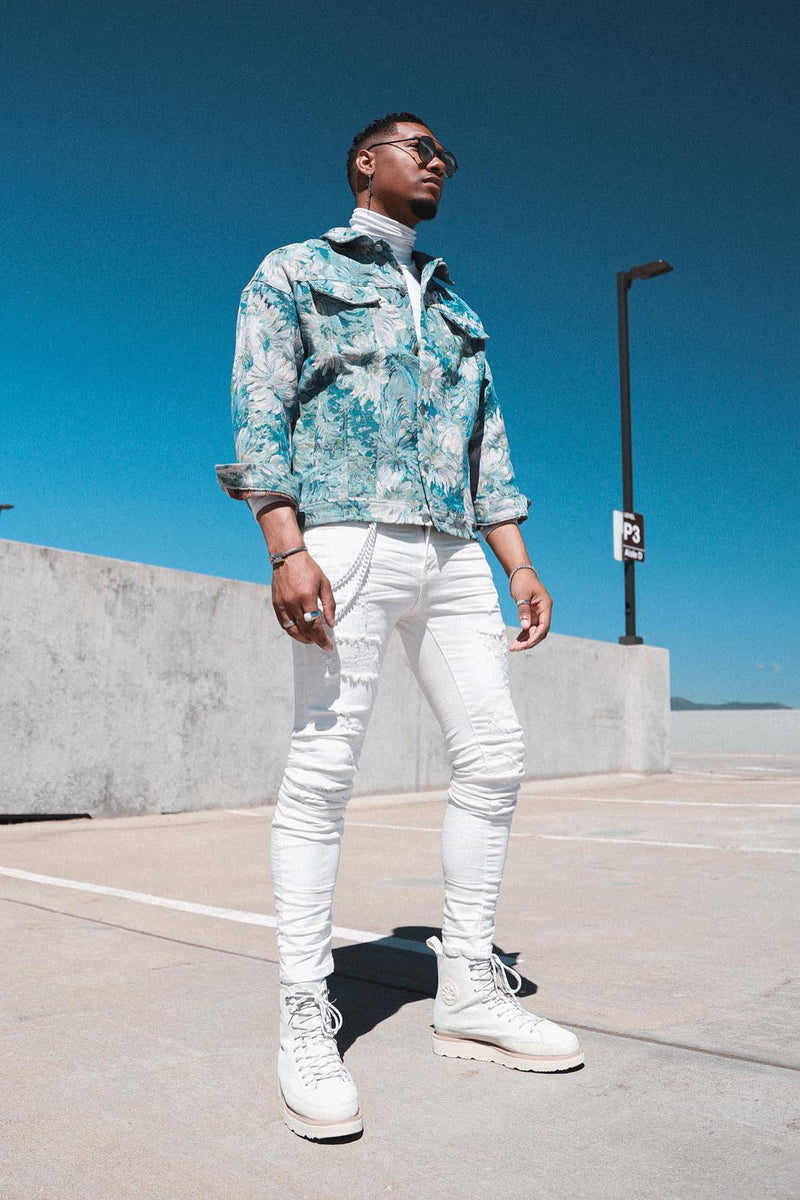 Pull Up Stacked Skinny Jeans - White | Fashion Nova, Mens Jeans ...
