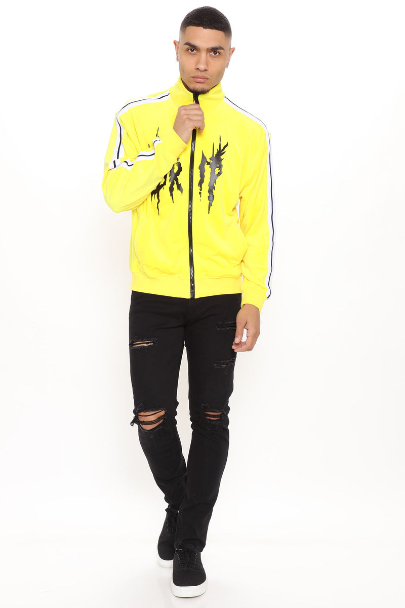 Drip Life Track Jacket - Yellow/combo | Fashion Nova, Mens Jackets ...