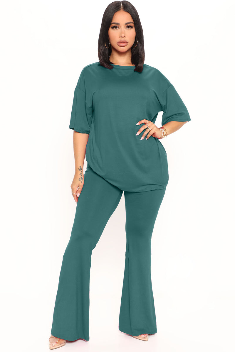 Feel A Way Pant Set - Hunter | Fashion Nova, Matching Sets | Fashion Nova
