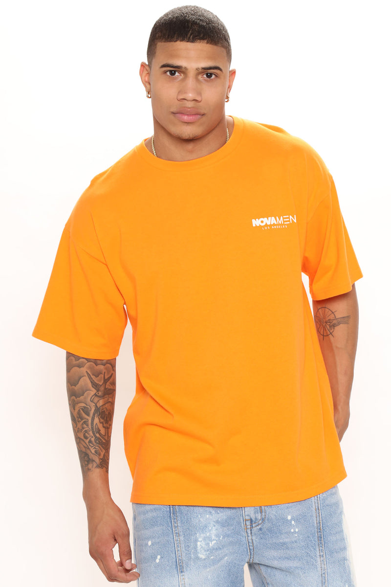 Novamen Short Sleeve Tee - Pumpkin | Fashion Nova, Mens Tees & Tanks ...