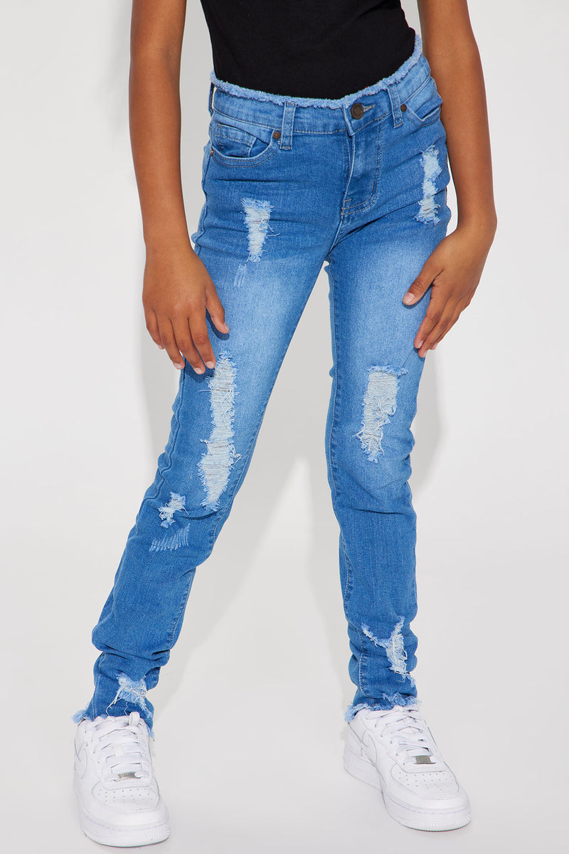 Mini Vibing Always Denim Skinny Jeans - Medium Wash | Fashion Nova ...