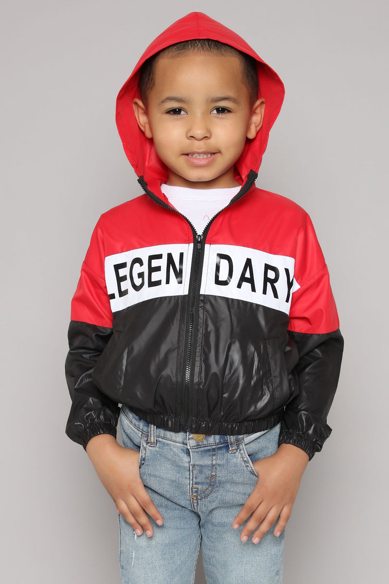 Mini Legendary Windbreaker - Red/combo | Fashion Nova, Kids Jackets ...