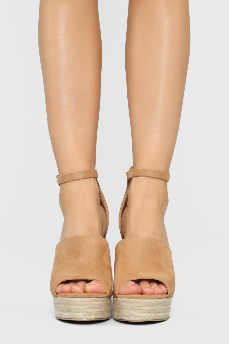 Don't Trip Wedge - Camel | Fashion Nova, Shoes | Fashion Nova