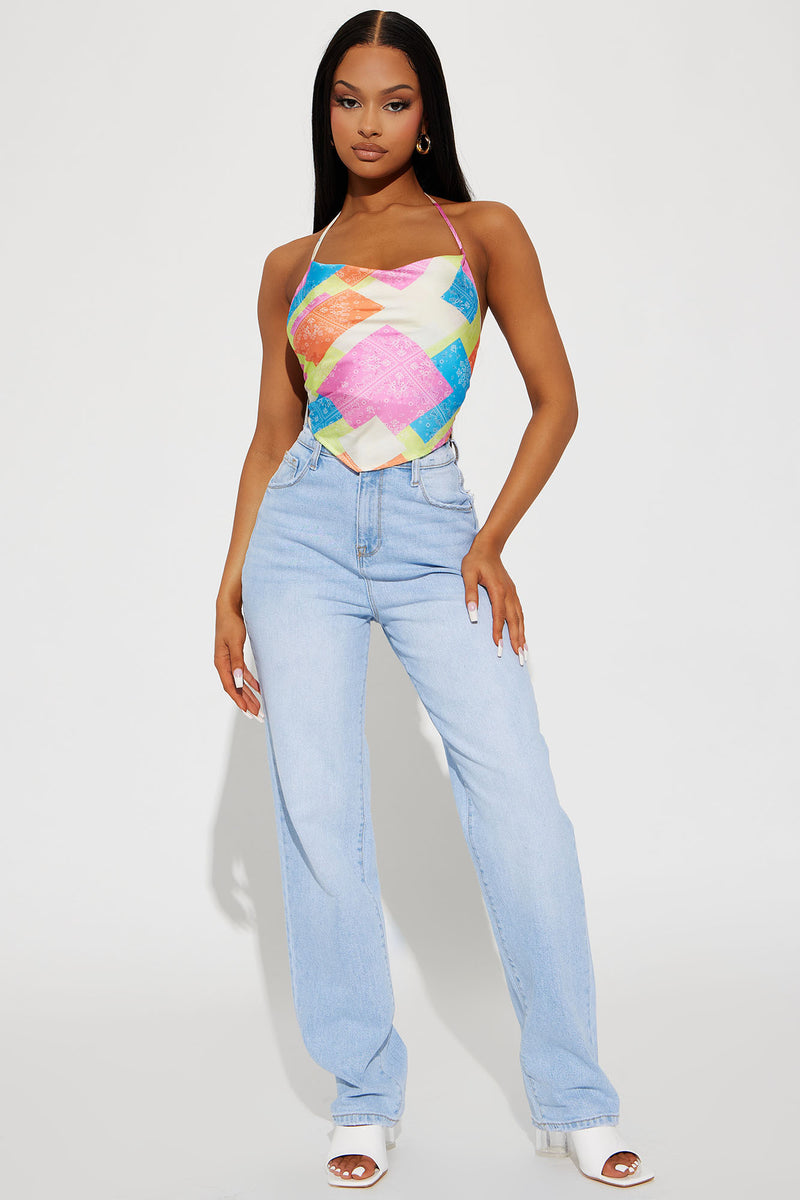 Nyla Paisley Handkerchief Top - Multi Color | Fashion Nova, Shirts ...