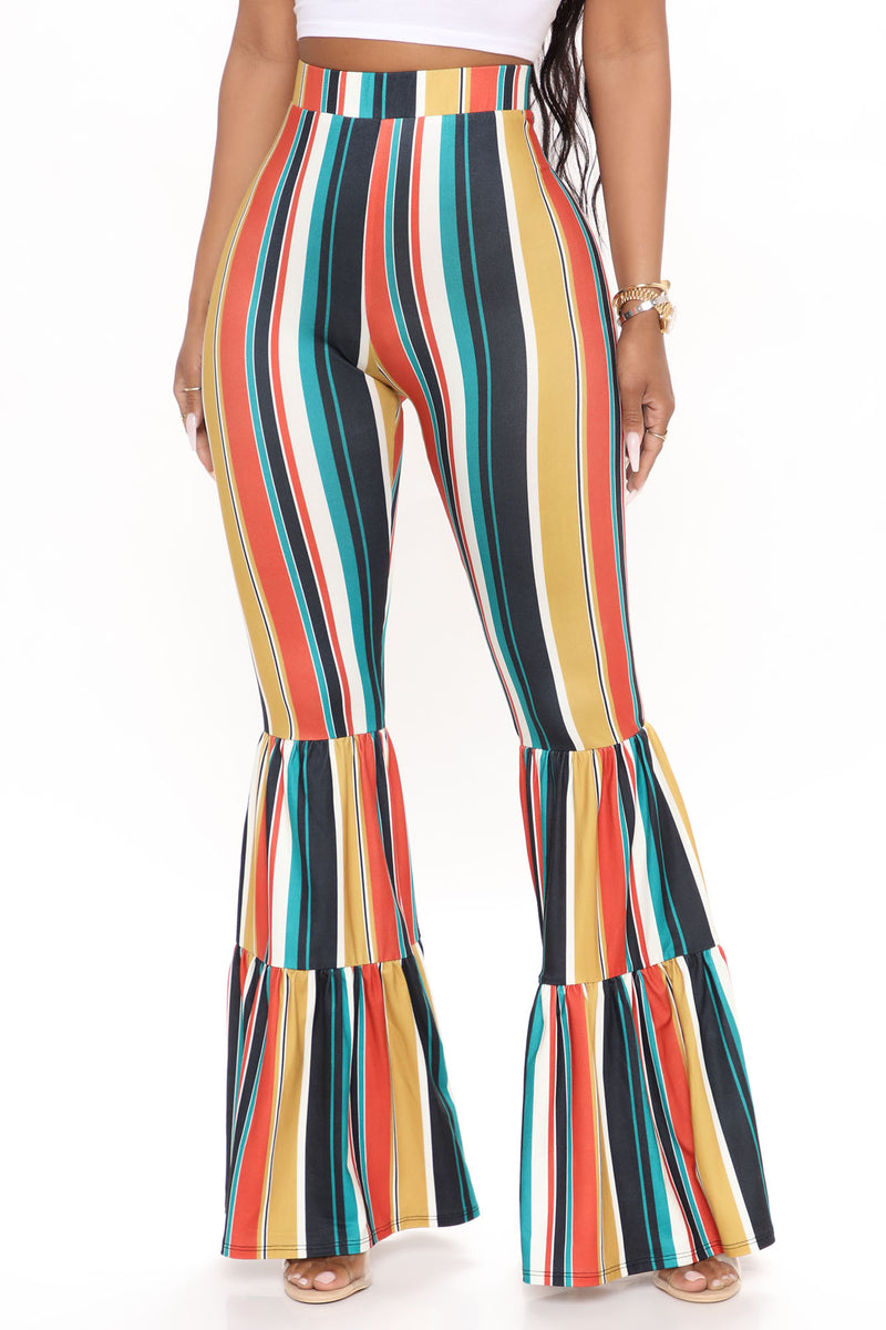Wait For The Bell Flare Pant - Rust/combo | Fashion Nova, Pants ...
