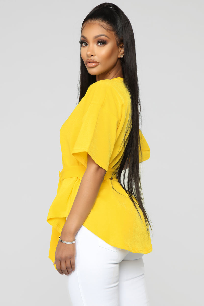 Still On It Top - Yellow | Fashion Nova, Knit Tops | Fashion Nova